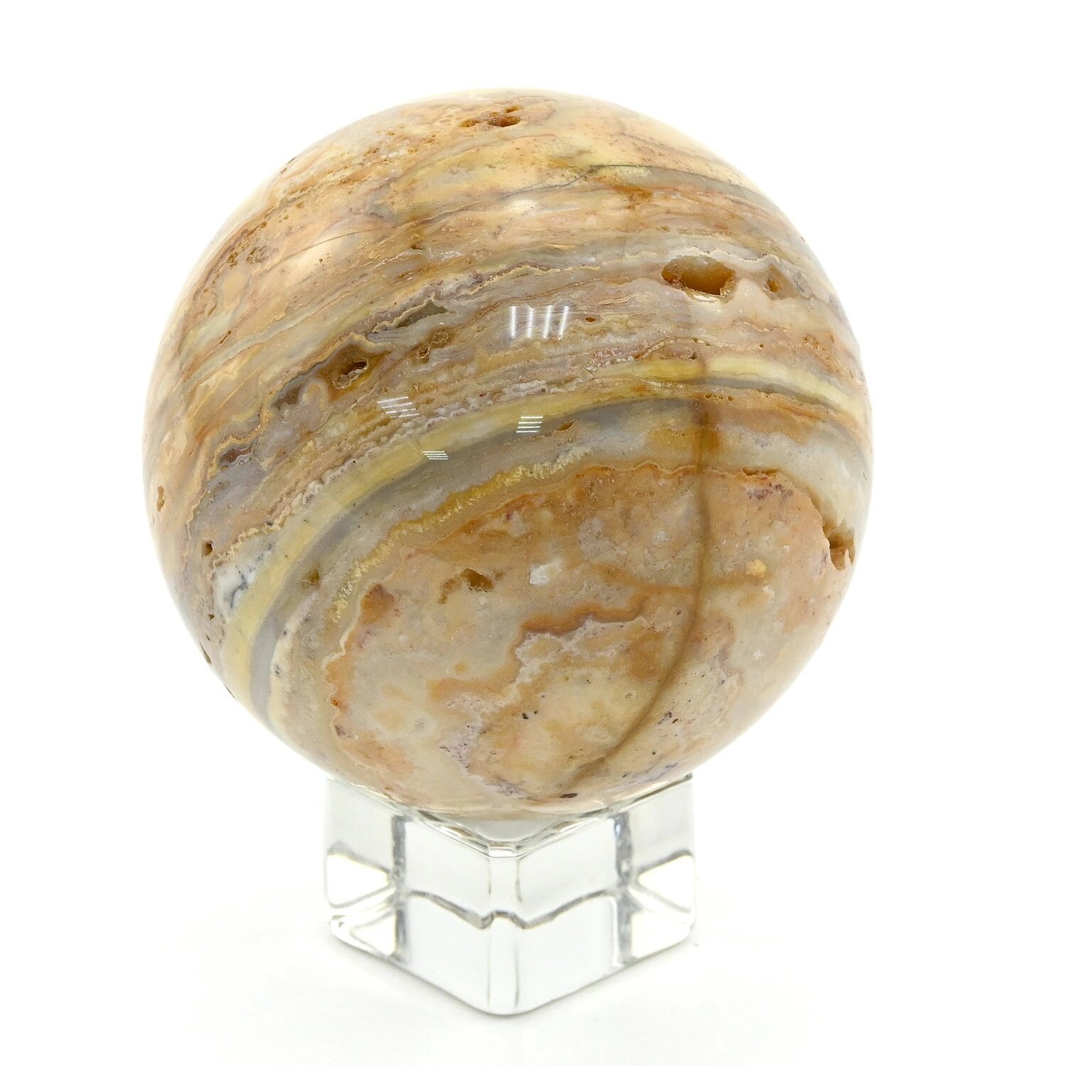 Шар из агата, диаметр 62мм .