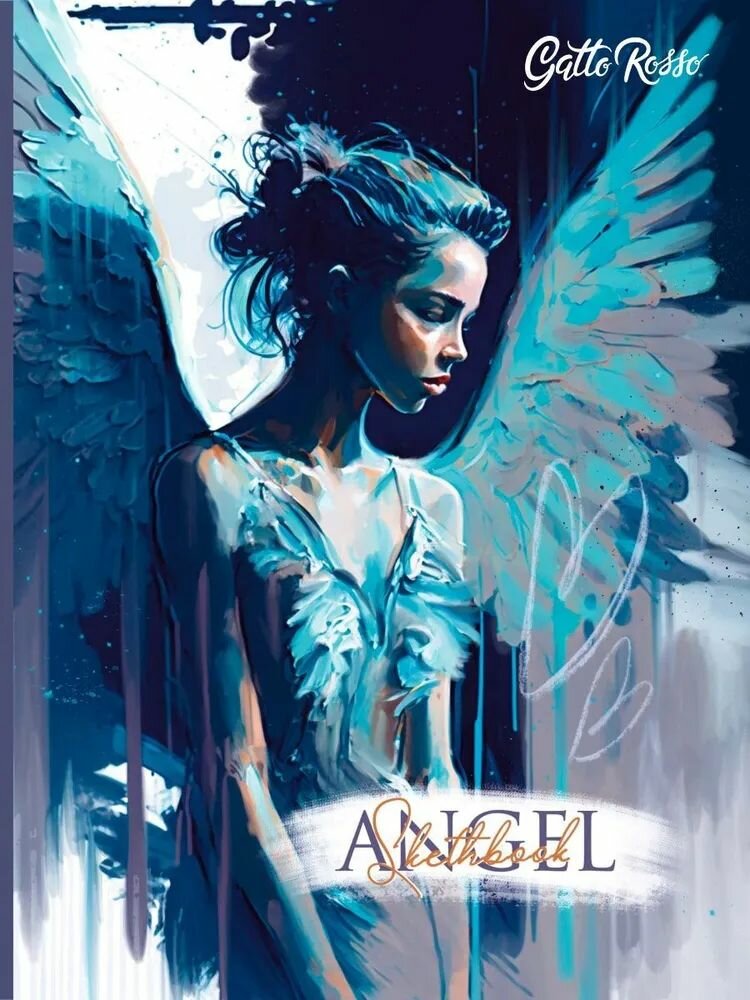 Скейчбук Angel in Blue 200х262 64 л 64-7992