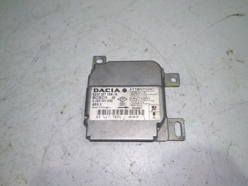 Б/У Блок управления AIR BAG (SRS) Renault Logan 04- б/у , Рено Логан , аир баг , блок управления подушками безопасности Блок ...