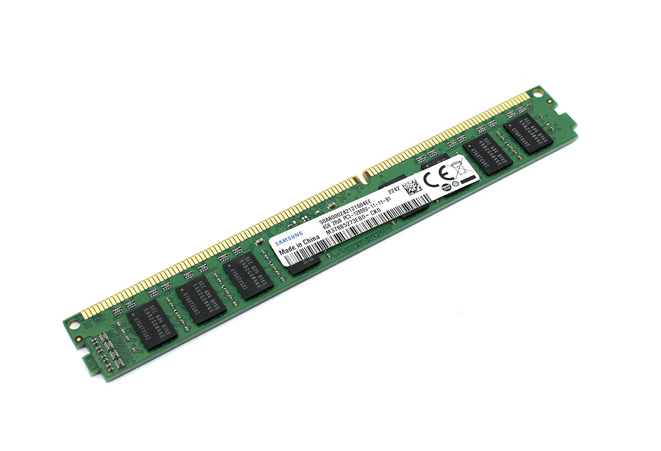 Оперативная память для компьютера DIMM DDR3 4ГБ Samsung M378B5273EB0-CK0 1600MHz (PC3-12800) 240-Pin, 1.5V, Retail