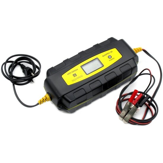 Зарядное устройство Вымпел -22 герметичн. корпус, интеллект, 6А, 12В, автомат, ЖК дисплей