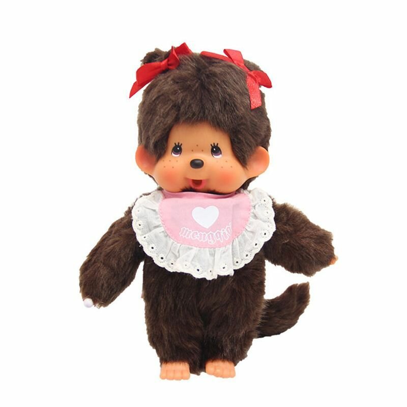 Мягкая игрушка Monchhichi для мальчиков и девочек, декор для стола, подарок, 20 см.