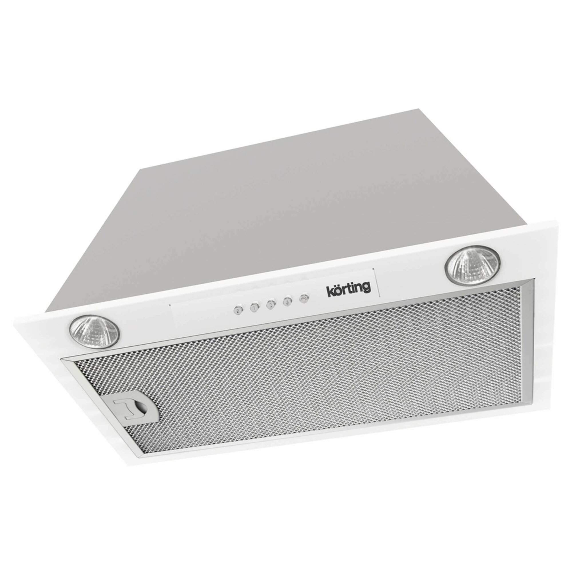 Встраиваемая вытяжка Korting KHI 6530 W ширина 52 см, производительность 450 м3/ч, 3 скорости, белая — фото 1