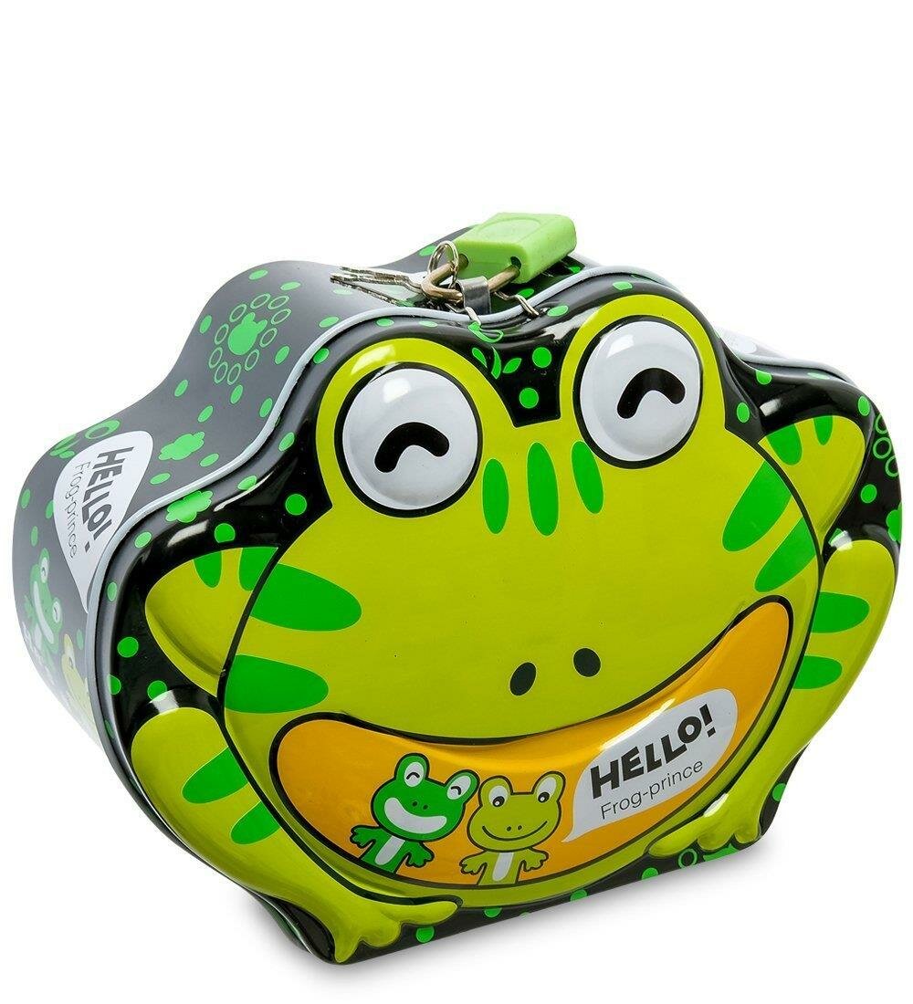 Металлическая копилка Лягушка A2132182 разностор, Металл