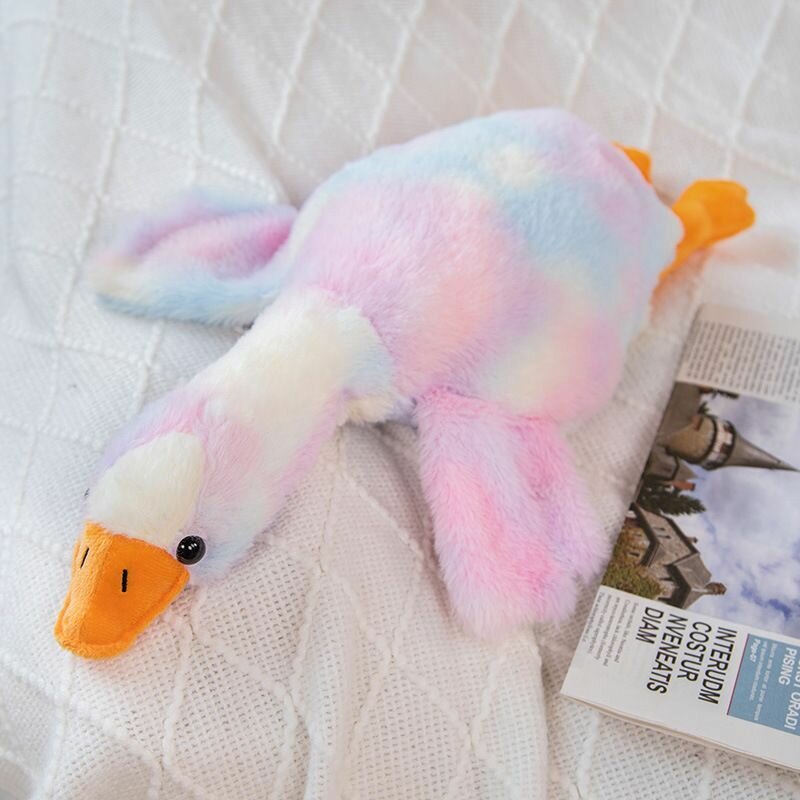 Мягкая игрушка гусь 50 см для детей, плюшевый друг для сна, игр и развития эмоционального интеллекта