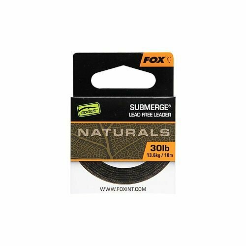 Лидкор без сердечника Fox Naturals Submerge Leader 10 м 30 lb 13.6 кг