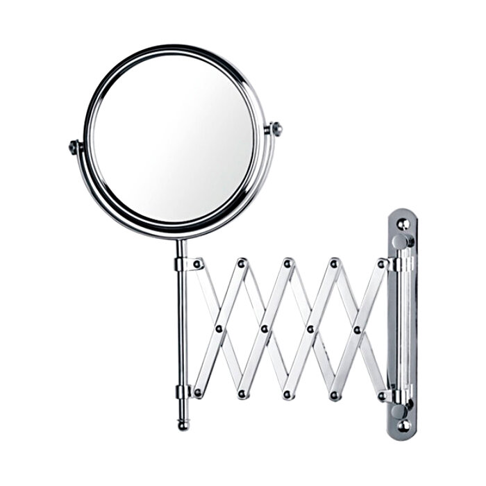 Зеркало Ledeme L6406, с увеличением, хромированное, настенное, для ванной