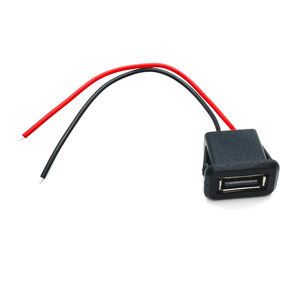 1 шт. 4-проводной USB 2.0 гнездовой разъем питания USB2.0 4-контактный разъем порта зарядки с кабелем PH2.0 электрические клеммы USB-разъем для зарядного устройства