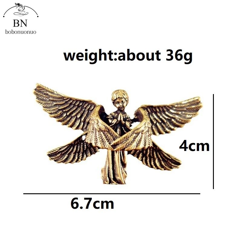 Миниатюрные медные фигурки ангелов-хранителей Cupid Statue 37g