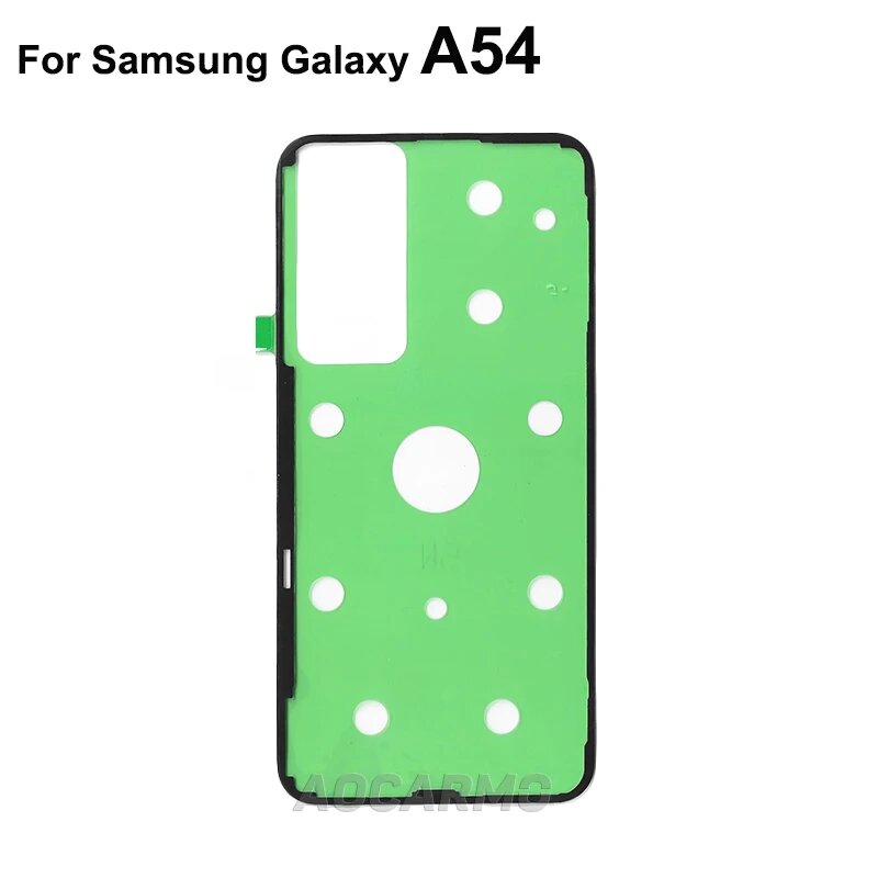 Aocarmo для Samsung Galaxy A32 A42 A52 A23 A53 5G A54 A55 A34 A35 A73 A72 Клейкая наклейка на заднюю крышку задней двери A54--Back Sticker