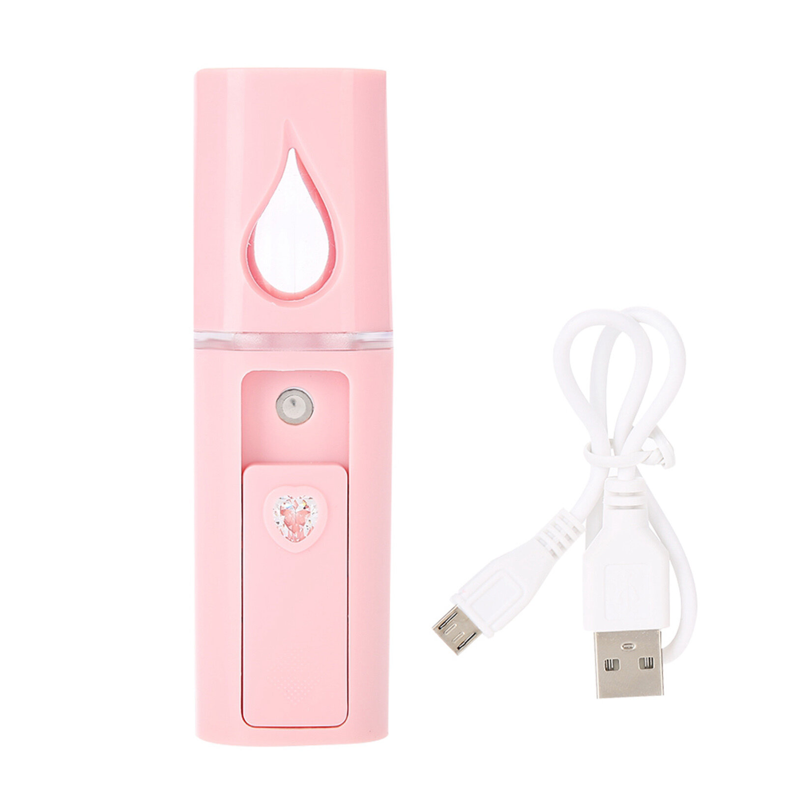 Распылитель для лица, портативный увлажнитель с нано-распылением для увлажнения лица, удобный спрей с прохладным туманом для кожи, путешествий, офиса, домашнего использования