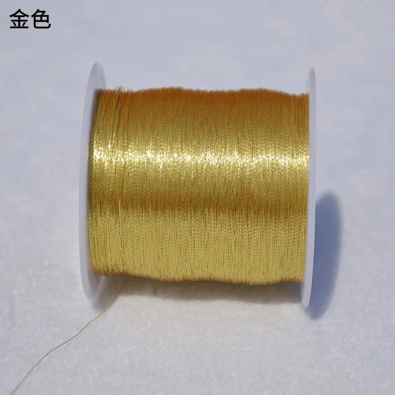 YOMDID цветная нить для рукоделия 9strands, Gold