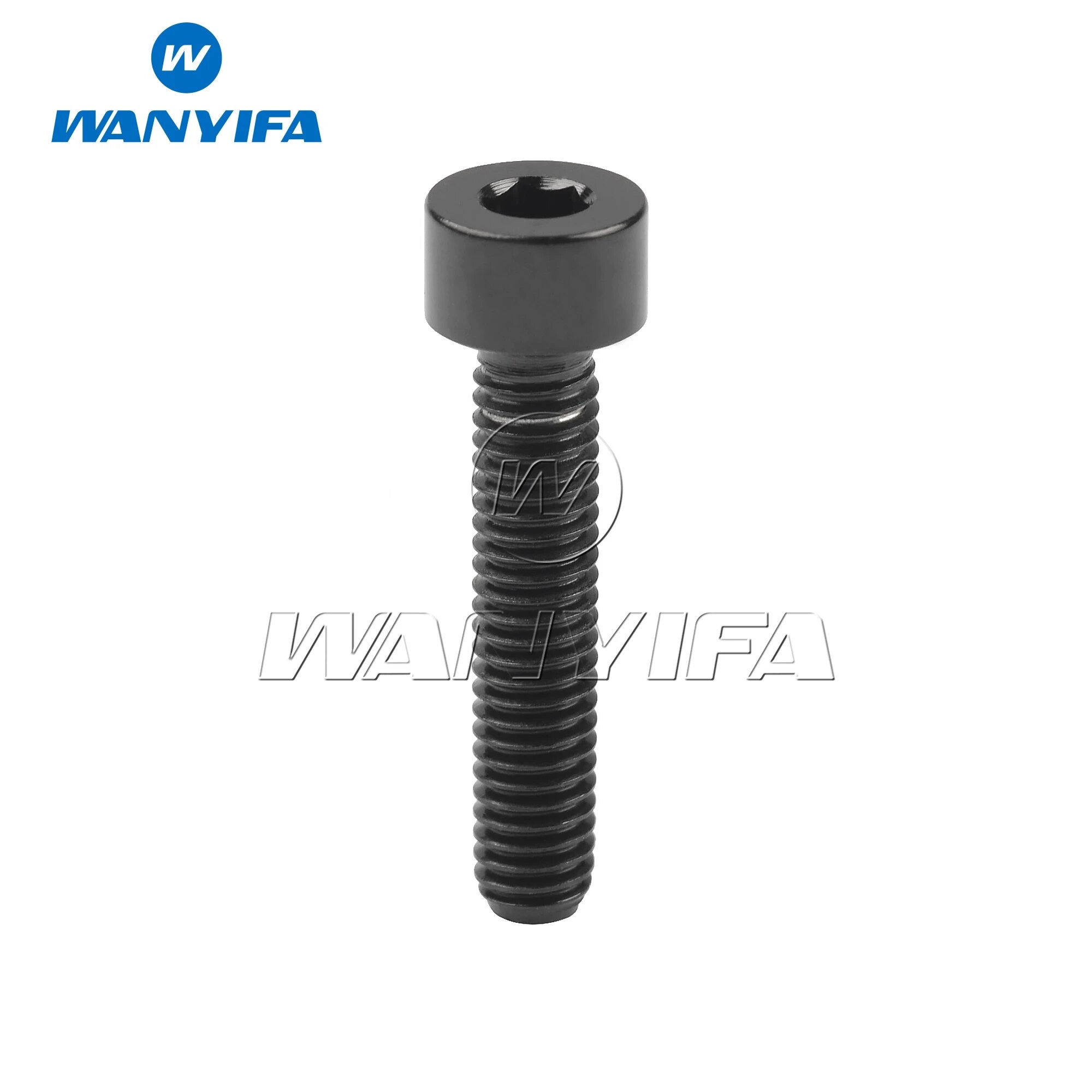 Титановые болты Wanyifa Ti Bolt M4x10 12 15 20 мм черный, 12mm