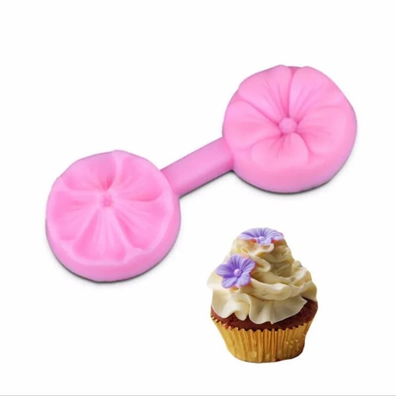 Цветок бабочка Sugarcraft рельефная глина конфеты желе Шоколад мастика силиконовые формы