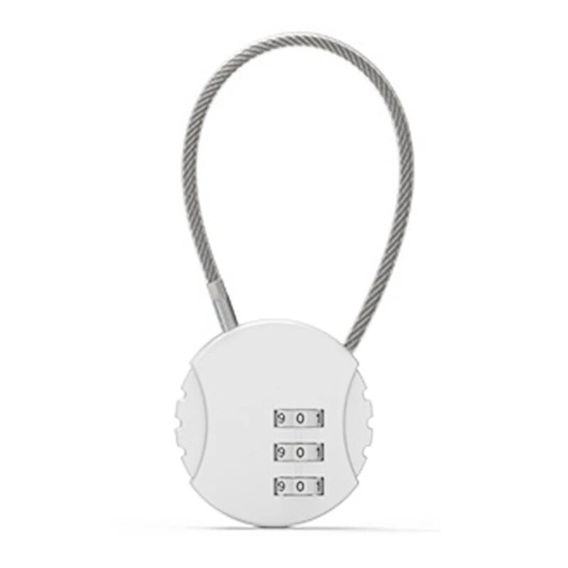 Замок кодовый 3-х значный Silver