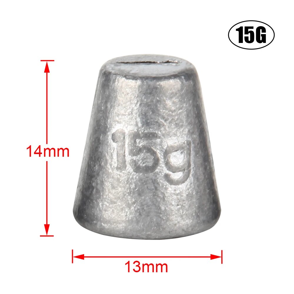 Spinpoler грузики для блесны набор 8 шт 3pcs 15g