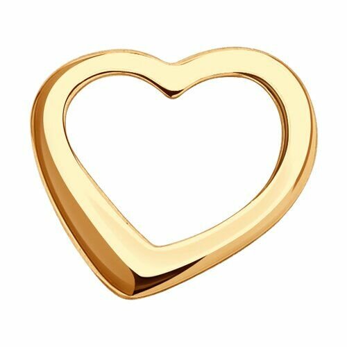 Подвеска, красное золото, 585 проба