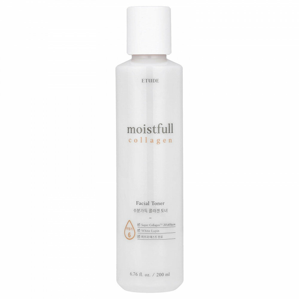 ETUDE, Moistfull Collagen, тоник для лица, 200 мл (6,76 жидк. унц.)