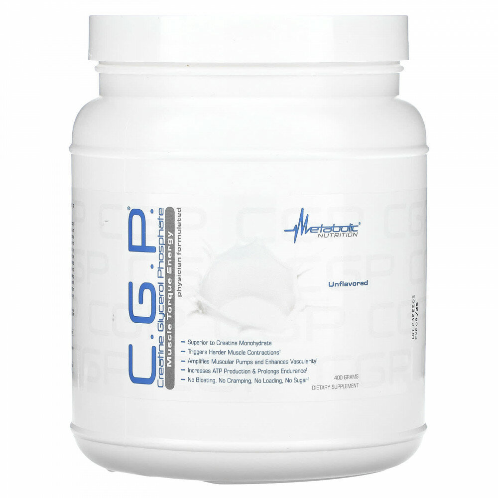 Metabolic Nutrition, CGP®, без добавок, 400 г