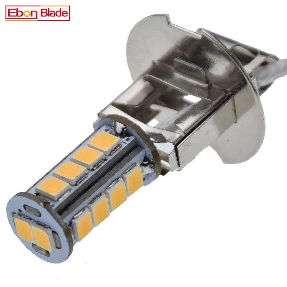 1/2 шт. H3 светодиодная лампа, теплый белый свет PK22S 2835 18SMD фонарик прожектор заменить фару для Roor Vec198 фонарь освещение 6 в 1Pcs 6V DC