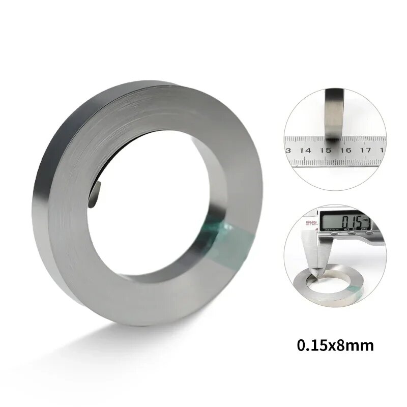 Стальной ремень для точечной сварки аккумуляторов 18650 0.15 x 8mm x 10m