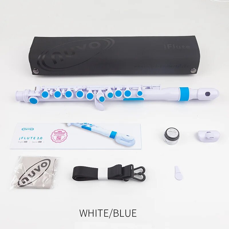 Nuvo jFLUTE 2.0, белый/синий