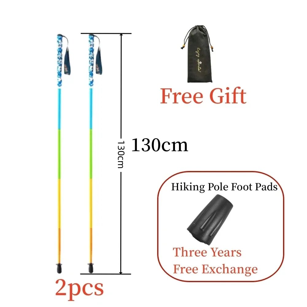 2 шт. треккинговые палки UNIHIKE E2-2P 130см