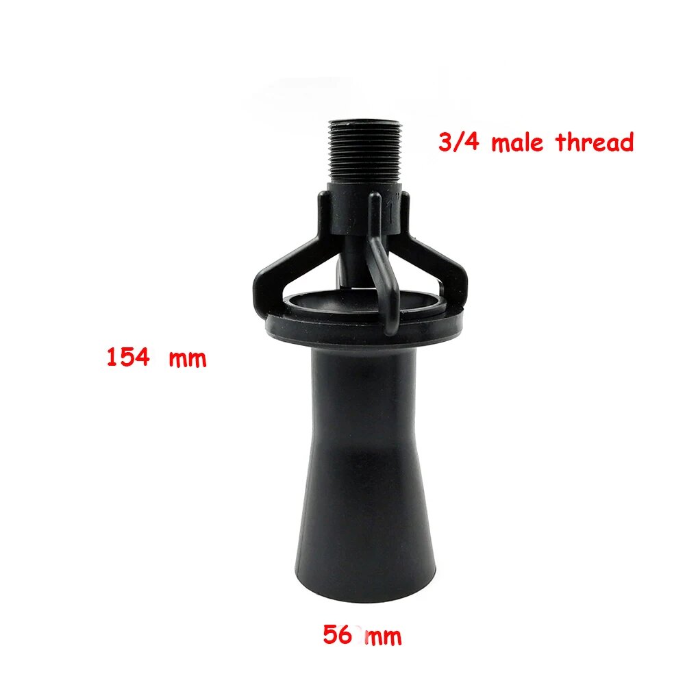 Полипропиленовый распылитель Вентури для бассейна 1/4", 3/8", 1/2", 3/4" 3 of 4 inch