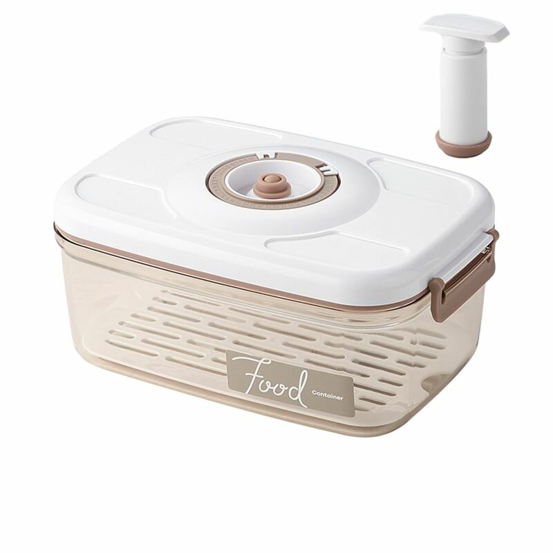 Контейнер для хранения продуктов с вакуумным насосом