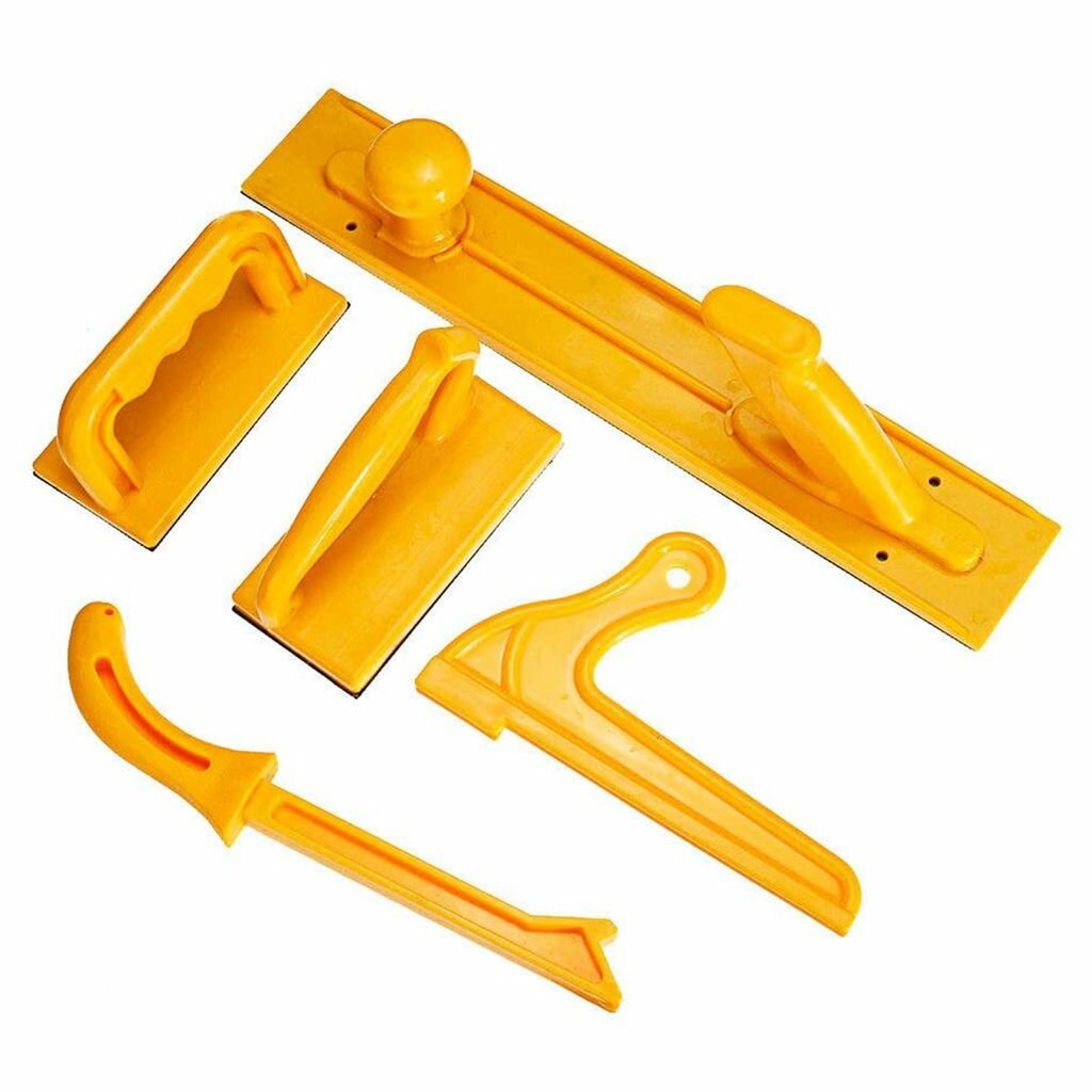 Набор из 5 защитных блоков и держателей для столярных работ