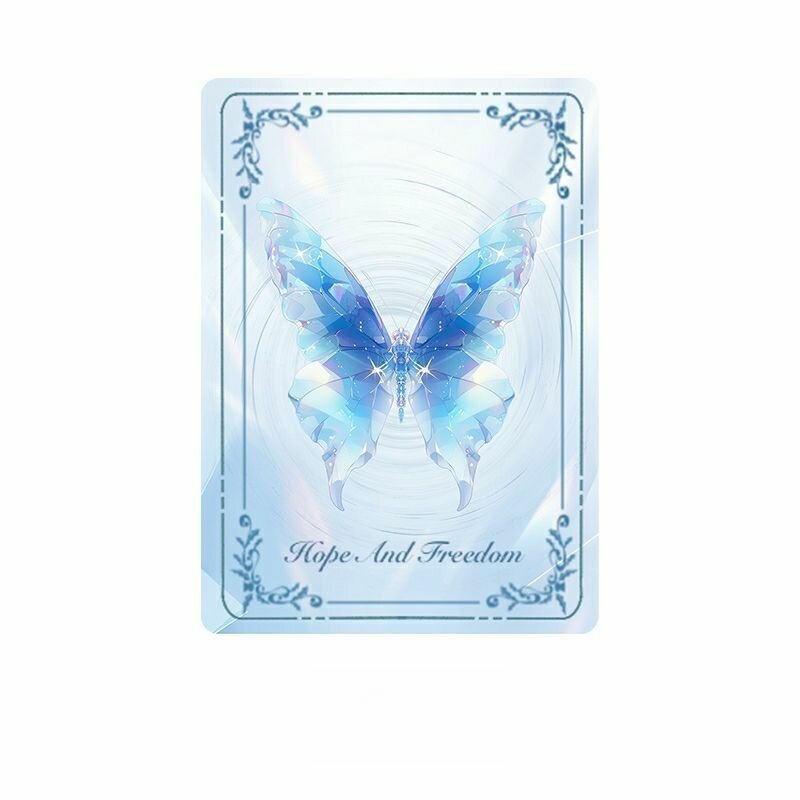 Закладка Лентикулярная открытка Butterfly Creative 1 штуки синий