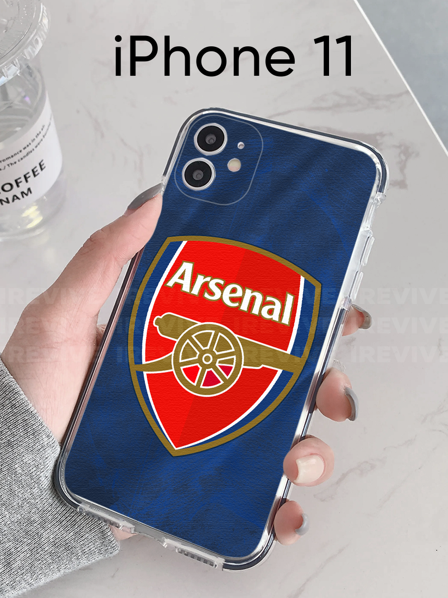 Чехол футболисту, Арсенал на Iphone 11