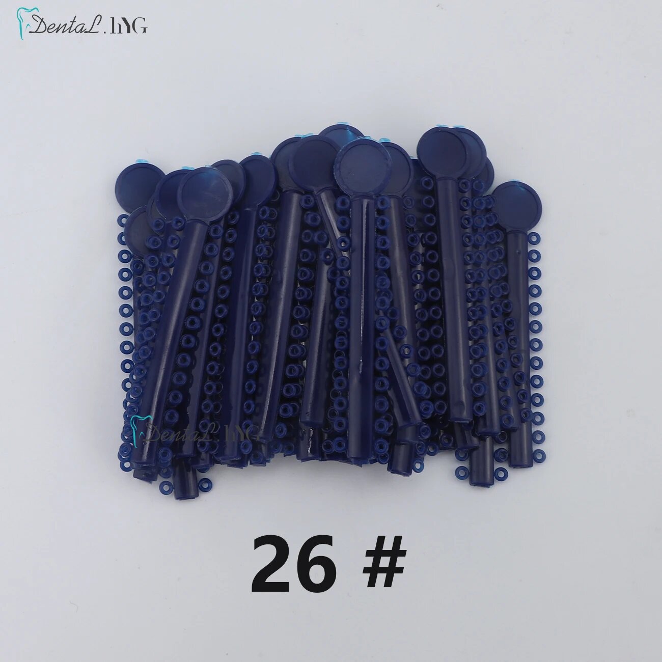 HARBOR DENT Эластичные лигатуры для брекетов, силиконовые, 1040 шт. No.26