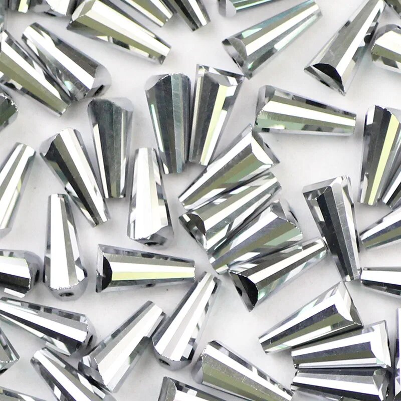 Австрийские кристаллы бусины WLYeeS 45 шт. Серебряный, Silver