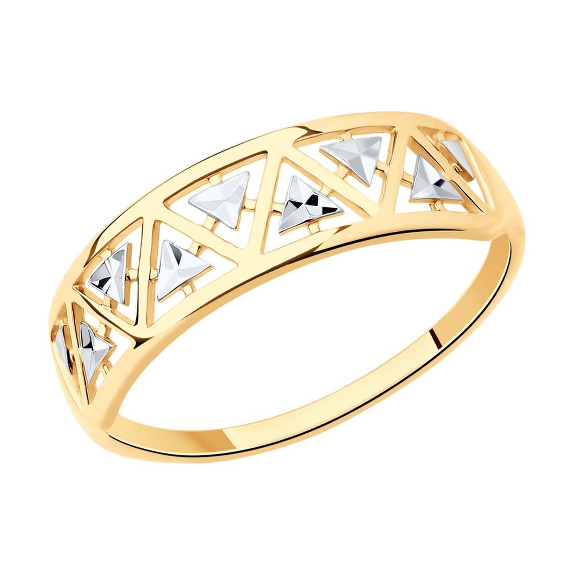 Кольцо, красное золото, 585 проба