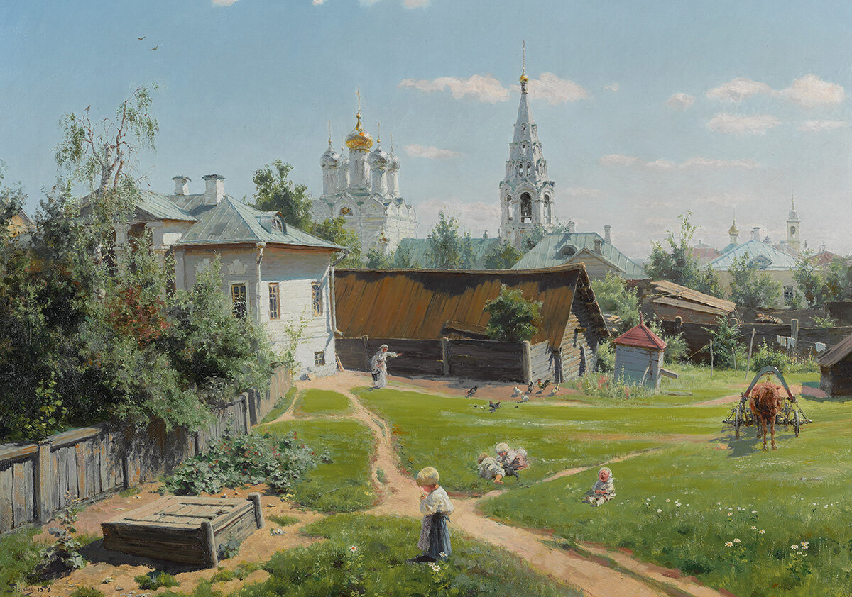 Фрея Пазл GTG-PZL-1000/03 Поленов В. Д. Московский дворик, 1878, 1000 элементов