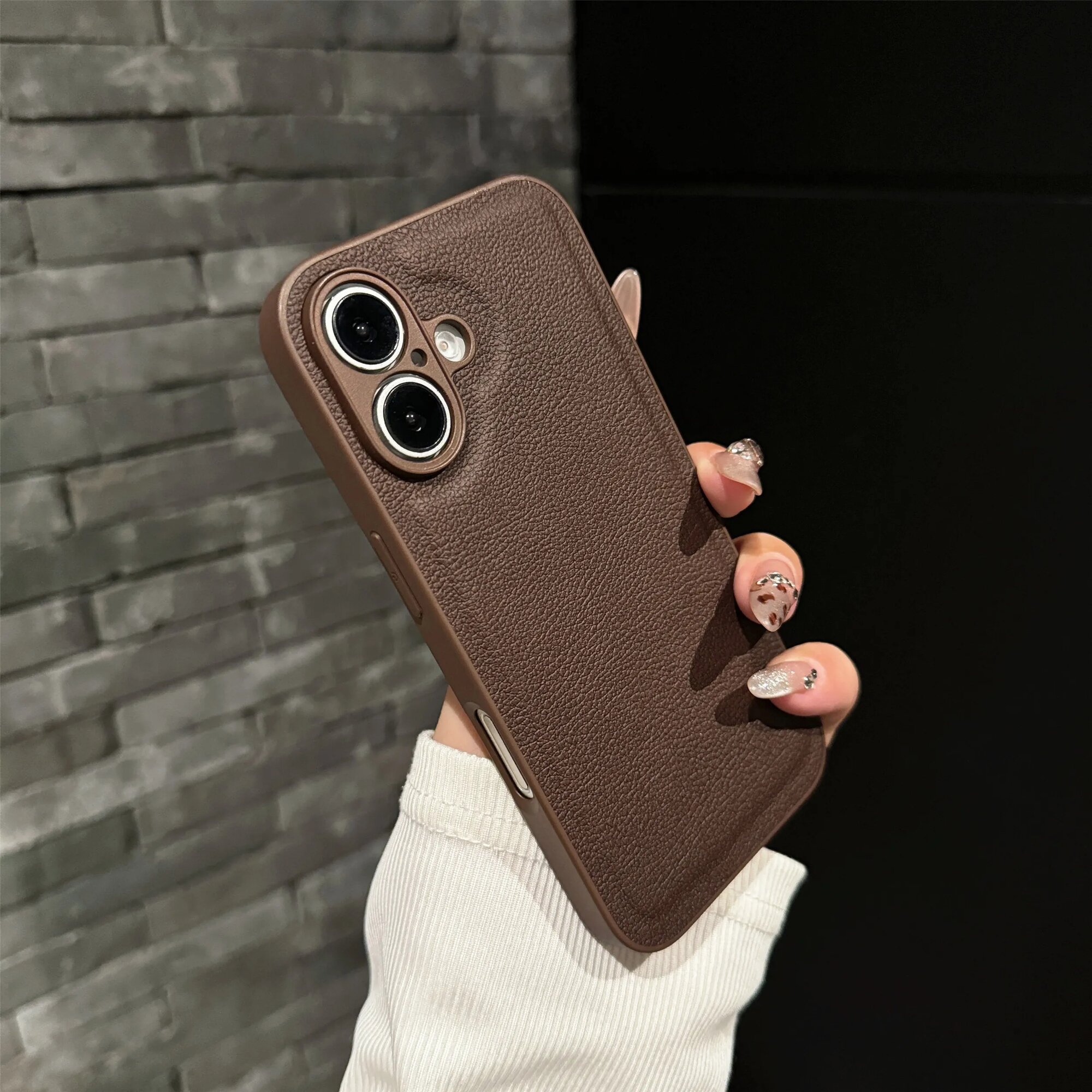 Чехол для iPhone 16, 15, 14 Plus, 13, 12, 11 Pro Max XS X XR 8 7 Plus SE 2022 2020, кожаный мягкий силиконовый защитный жесткий чехол для телефона