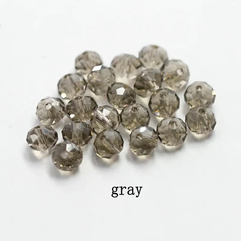 Хрустальные бусины gray, 4 мм, 150 шт