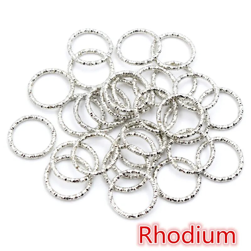 Переходные кольца Wadsfred 8-20 мм, 5 цветов Серебряный, 18mm x 50pcs, Rhodium