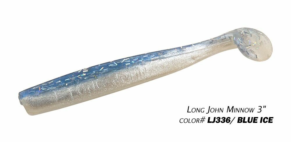 Мягкая силиконовая приманка Gene Larew Long John Minnow 3" (89мм), 10шт