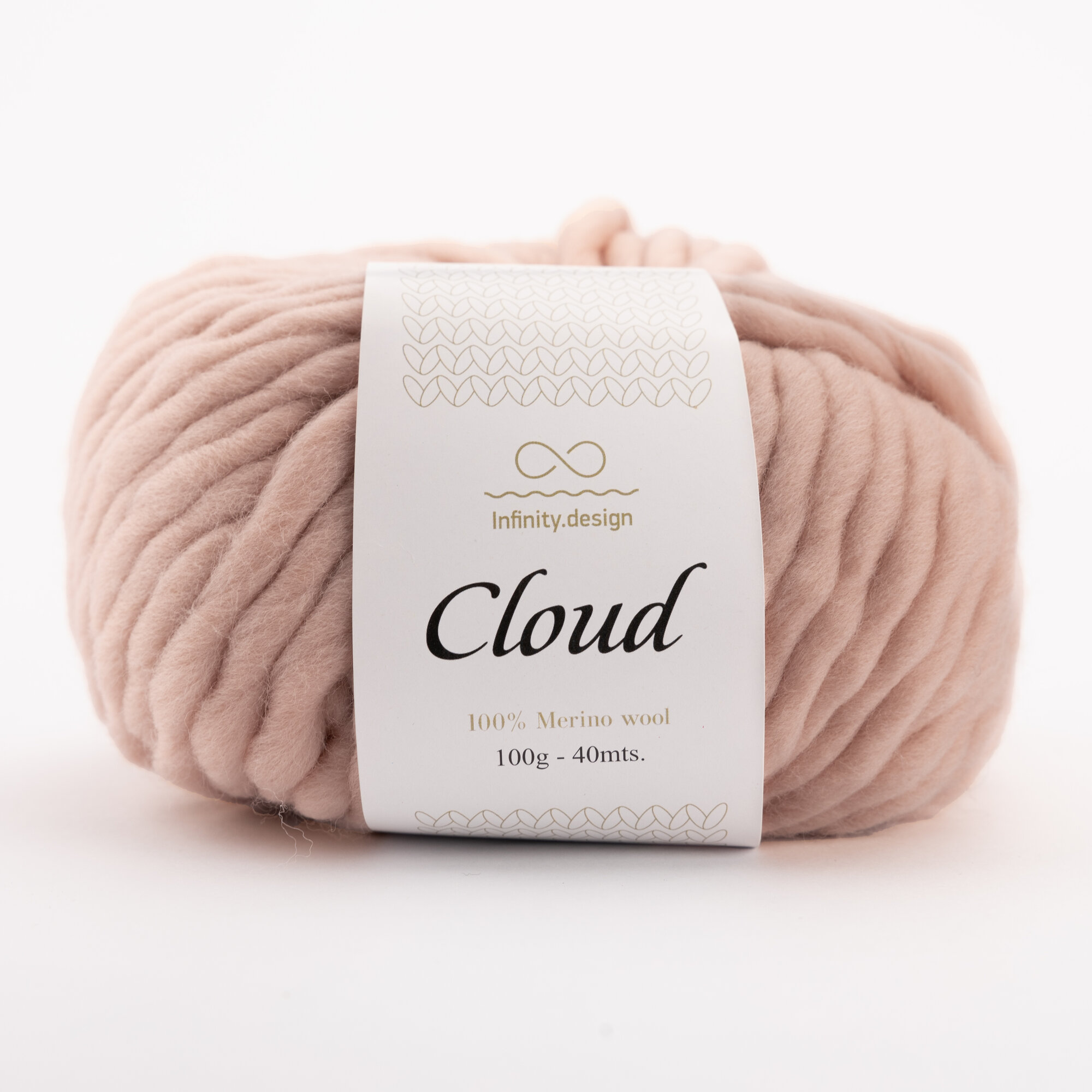 Пряжа INFINITY Cloud 0715 (2 мотка), 100% мериносовая шерсть, 100г, 40м