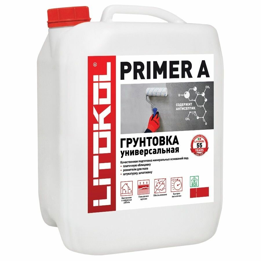 Грунтовка универсальная Litokol Primer A (10кг)