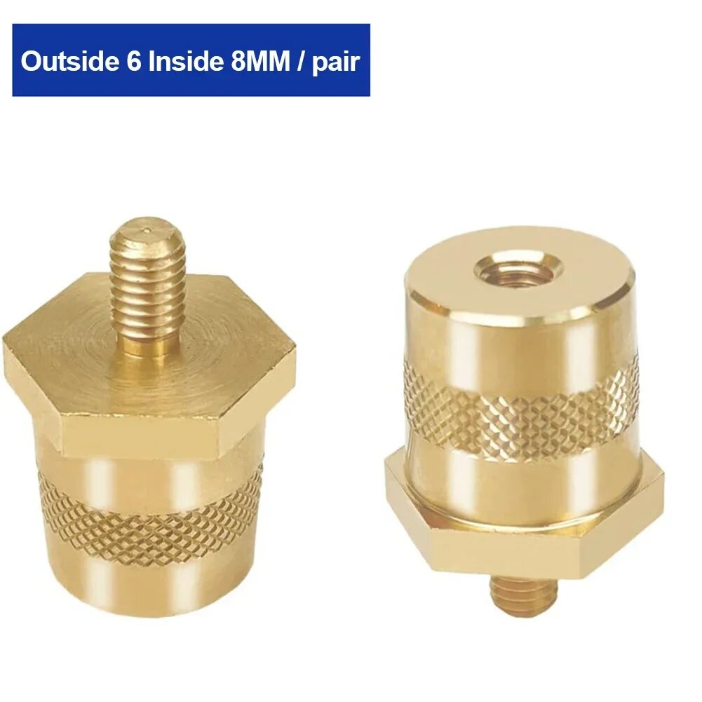 1 пара клеммных болтов аккумулятора M8, разъемы для клемм аккумулятора, клеммы для подключения автомобильного аккумулятора с винтами из нержавеющей стали