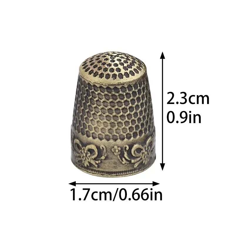 MOONBIFFY Винтажные медные наперстки Qinggu copper