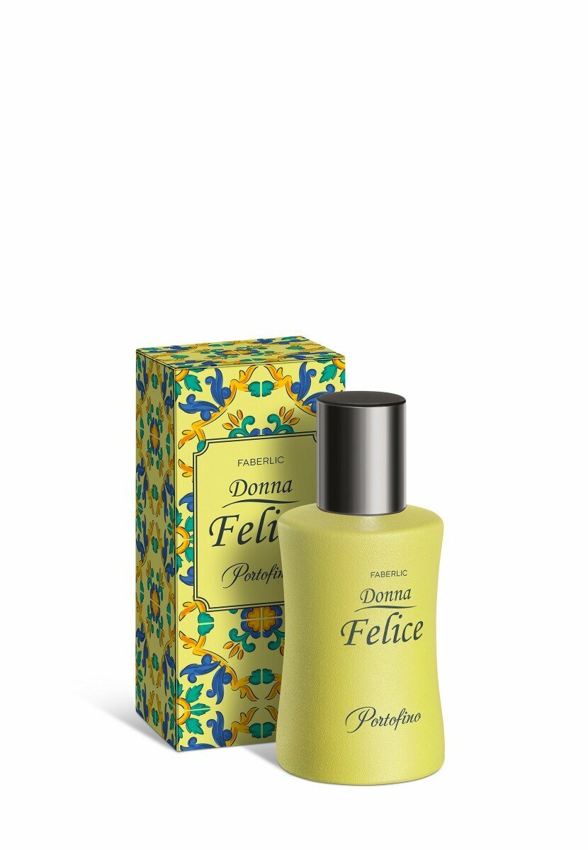 Парфюмерная вода Donna Felice Portofino для женщин 50мл цитрусово-цветочный аромат с нотами кардамона.