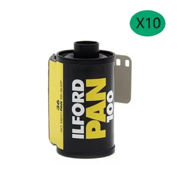 Ilford PAN 100 Черно-белая пленка 36 экспозиций 10 rolls
