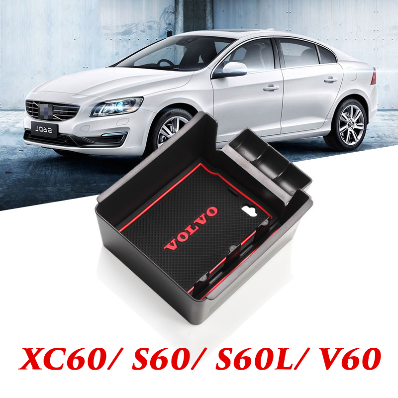 Внутренний органайзер MyPads в подлокотник для автомобиля Volvo XC60, S60, S60L, V60 для хранения мелочей