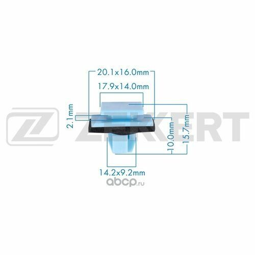 Клипса крепёжная Hyundai Kia (миним. кол-во ZEKKERT BE3720