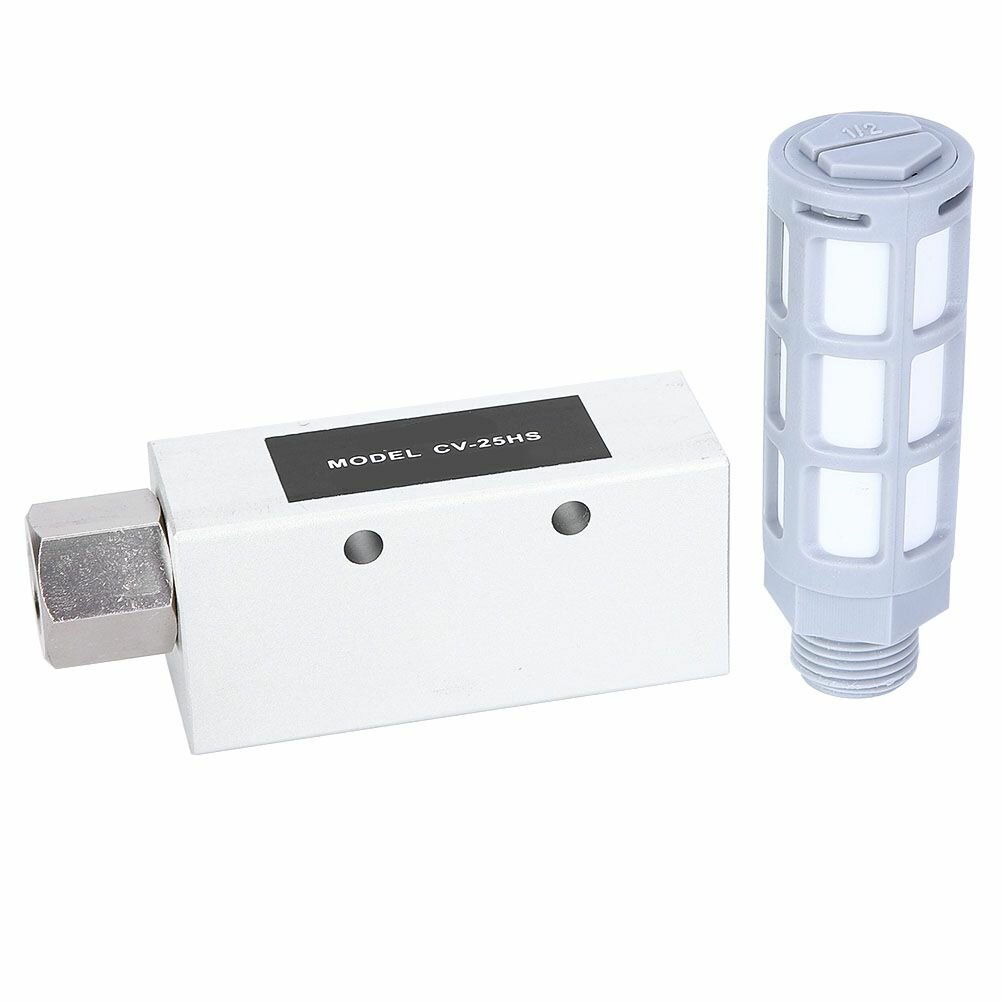 Пневматический вакуумный генератор выхлопа воздуха, эжектор CV-25HS, пневматический выхлоп с глушителем, 25 мм CV, сверхмощный, высокая скорость потока, тихая работа