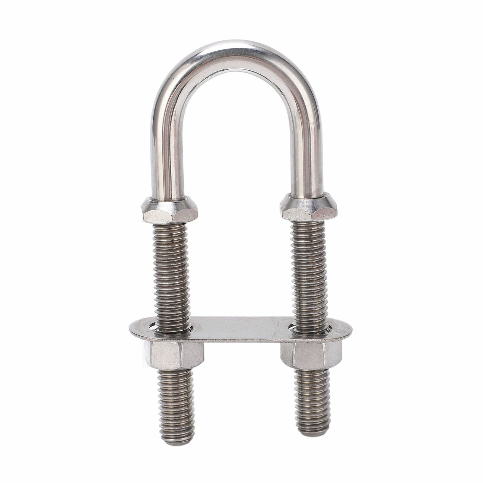 U-образный болт с проушиной из нержавеющей стали Marine 304, серебряная отделка, устойчивость к ржавчине, фурнитура для лодок и яхт, коррозионная стойкость, долговечность